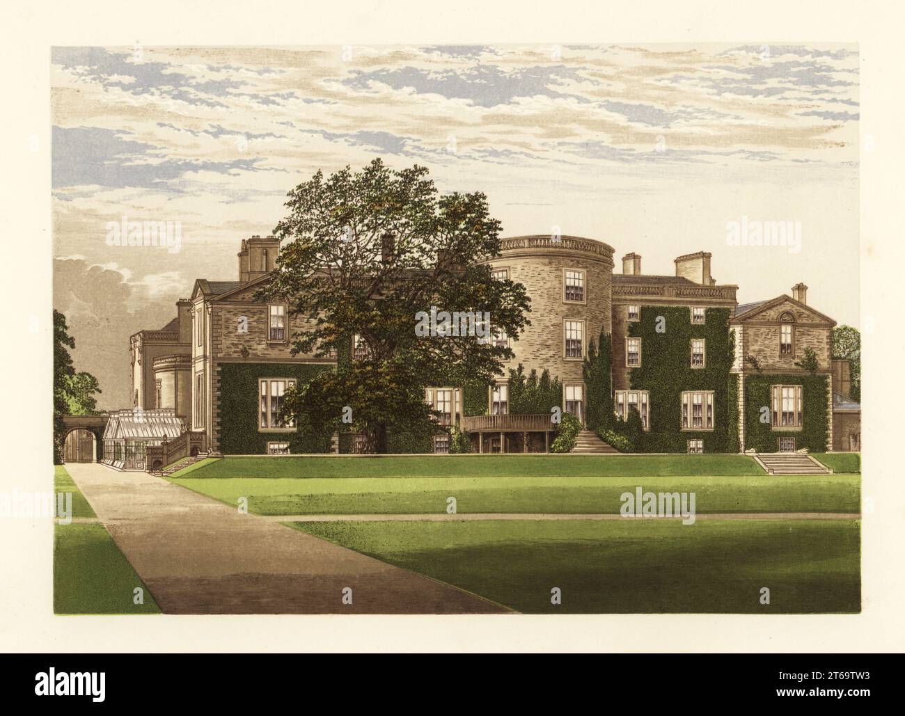 Galloway House, Wigtown, Scotland. Manor house owned by Sir Randolph ...