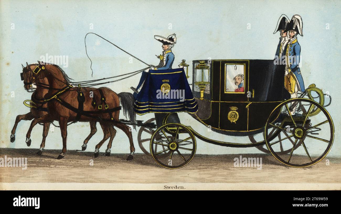 Carriage of the Charge dAffaires of Sweden, Baron Rehausen, in Queen ...