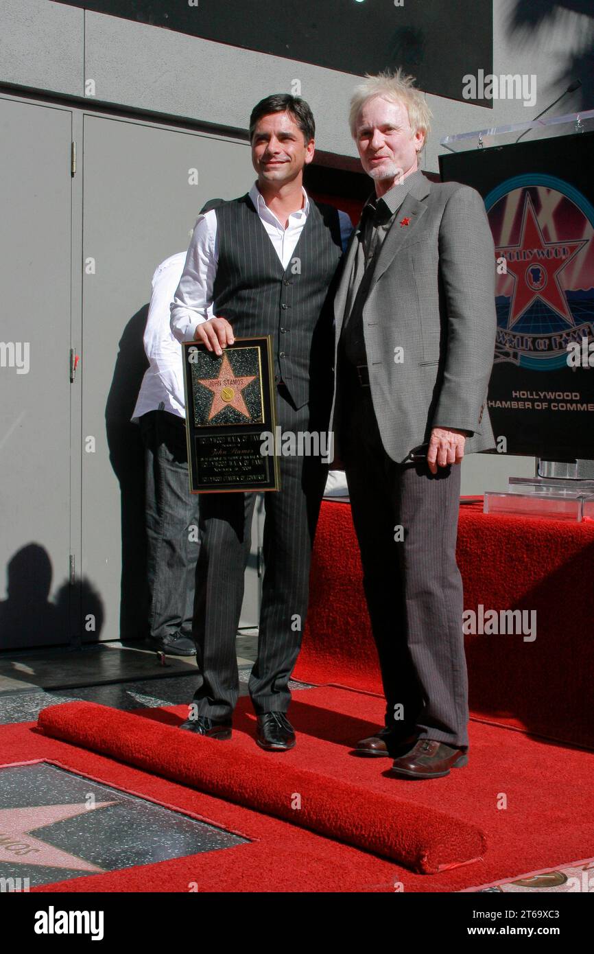 John Stamos and Anthony Geary at the Hollywood Chamber of Commerce ...