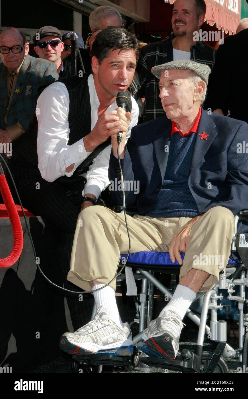 John Stamos and Jack Klugman at the Hollywood Chamber of Commerce ...