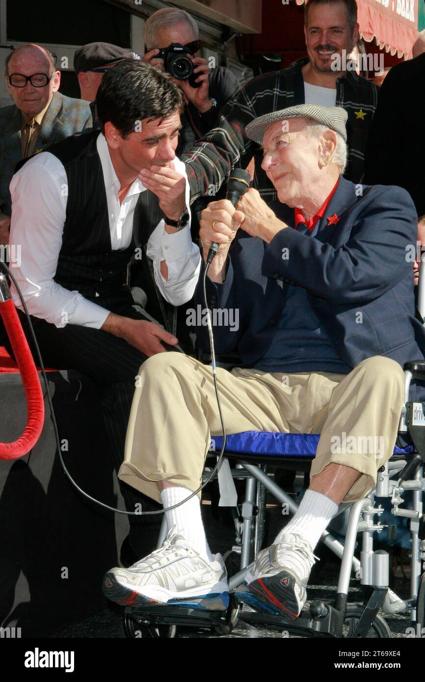 John Stamos and Jack Klugman at the Hollywood Chamber of Commerce ...