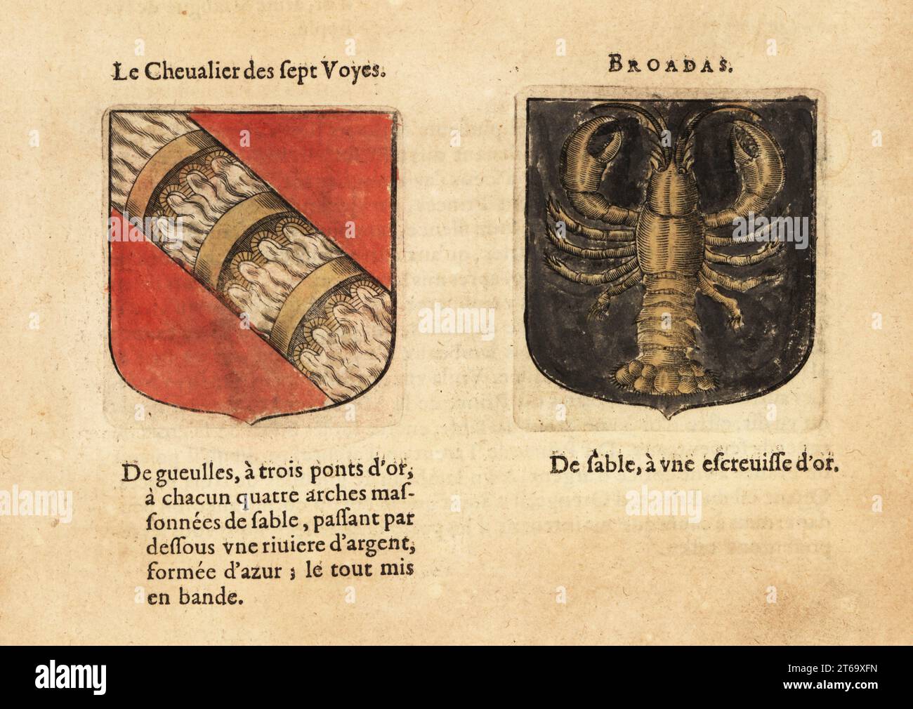 Imaginary coats of arms of the Eighth Chapter of King Arthurs Knights ...