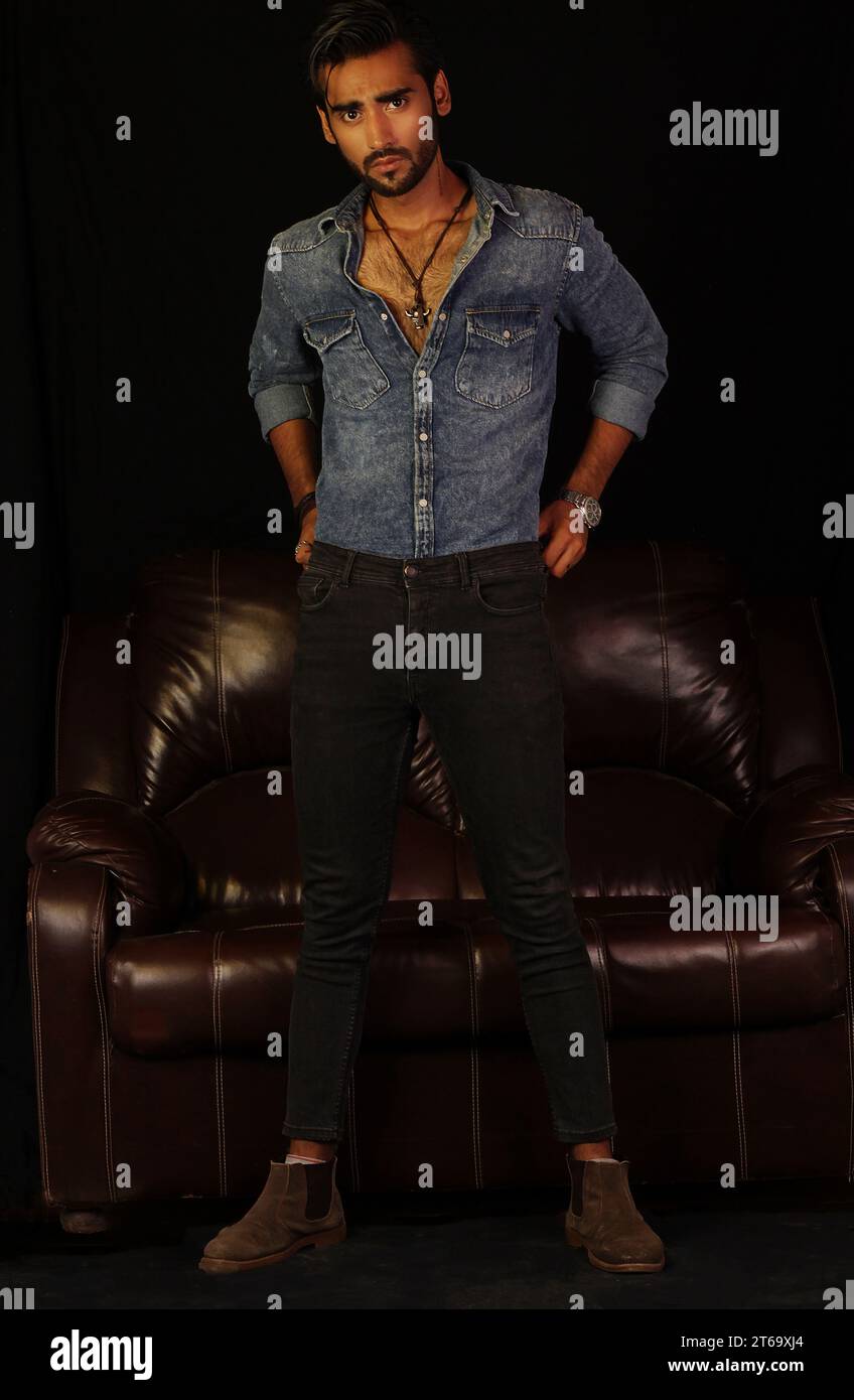 Indian male models hi-res stock photography and images - Alamy