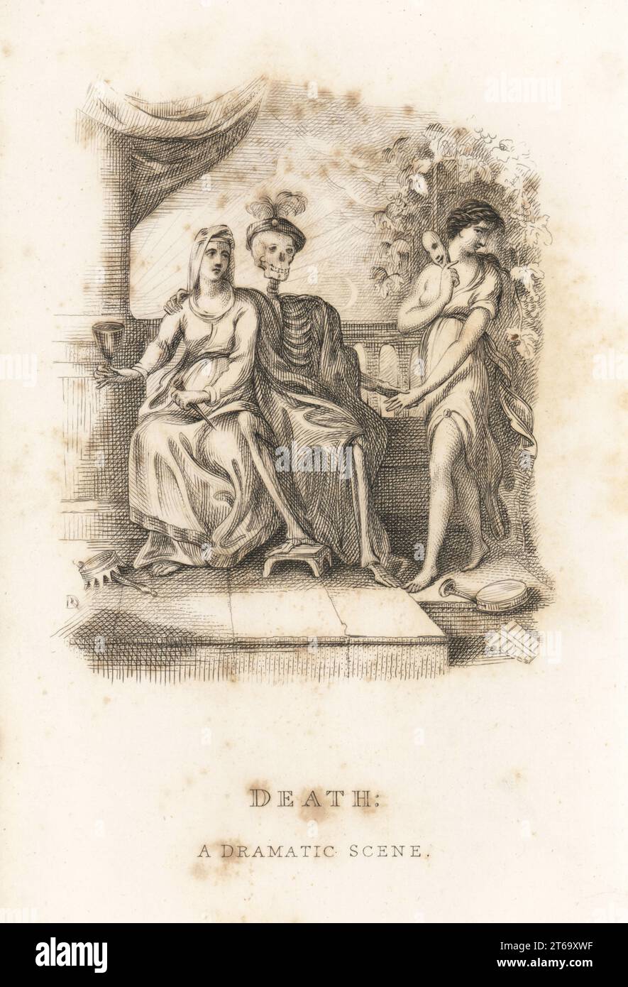 Death scene illustration hi-res stock photography and images - Alamy