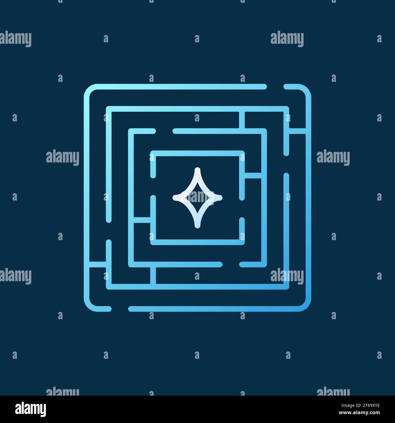 Blue line game guide icon Stock Vector Images - Alamy