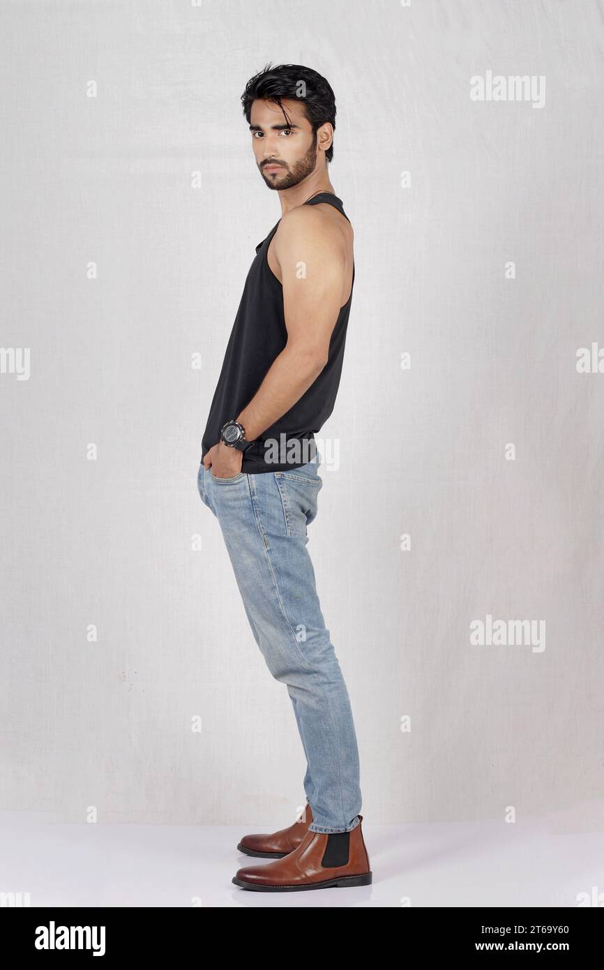 Handsome indian man hi-res stock photography and images - Alamy