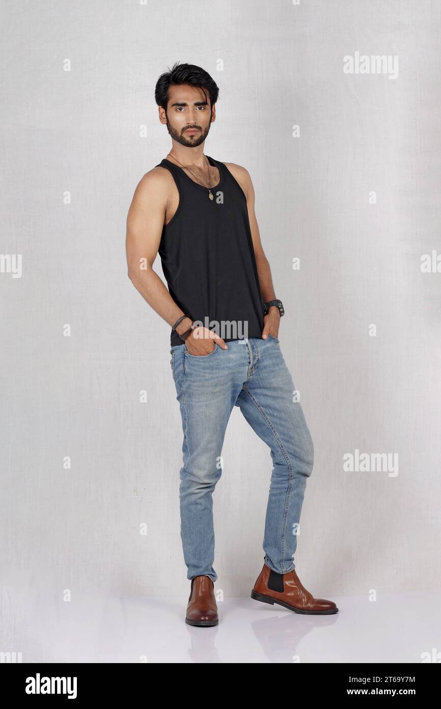 Handsome indian man hi-res stock photography and images - Alamy