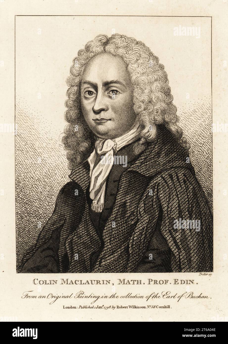 Colin Maclaurin, 1698-1746, Scottish child prodigy and mathematician ...