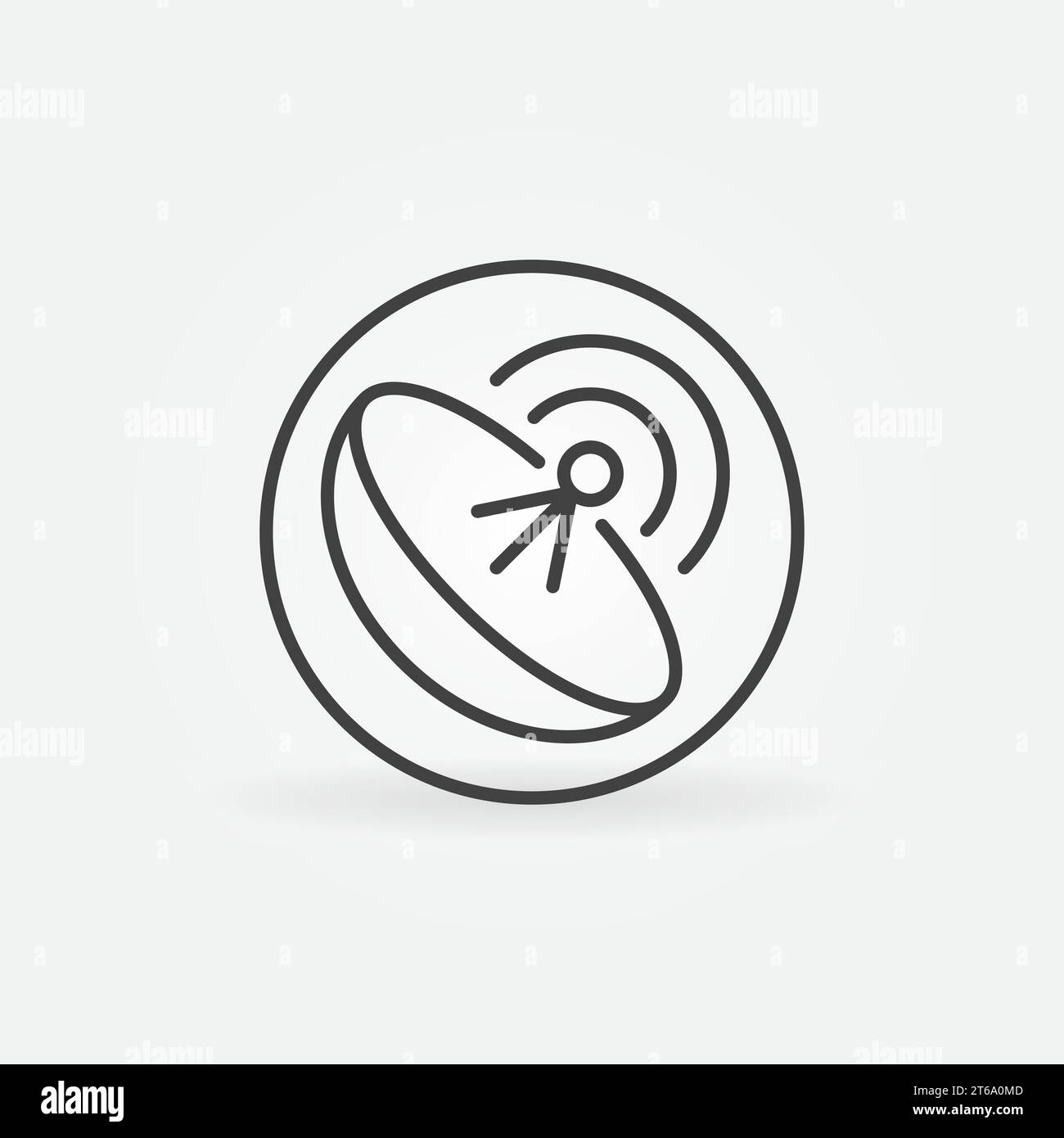 Sat logo design Stock Vector Images - Alamy