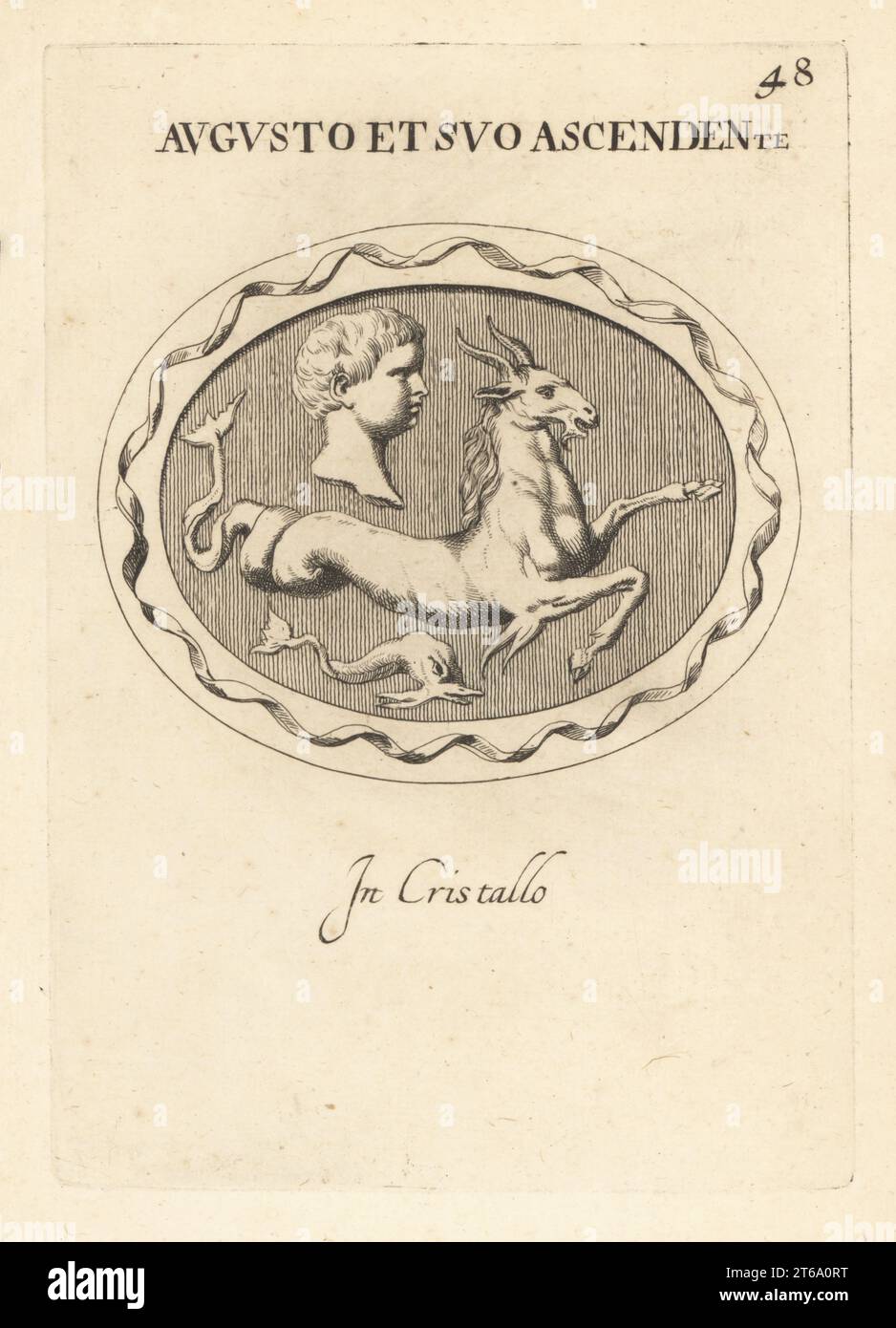 Apotheosis of Caesar Augustus or Octavian, first Roman Emperor, 63 BC ...