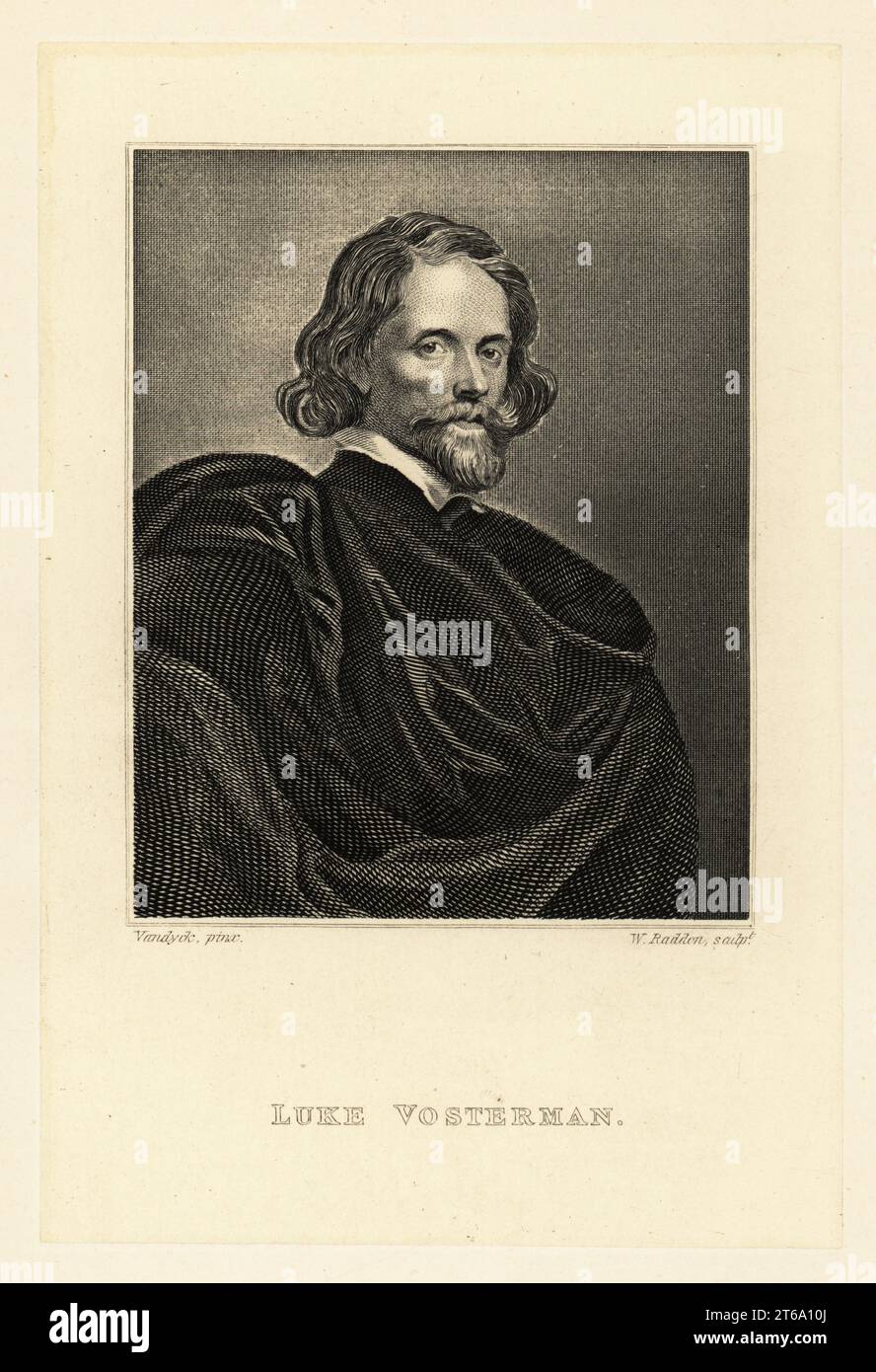Portrait of Lucas Vorsterman the Elder, Baroque engraver, 15951675 ...