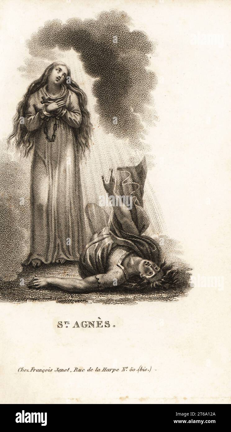 Saint Agnes, Sainte-Agnes, Agnes of Rome, c.291 c.304, virgin martyr ...