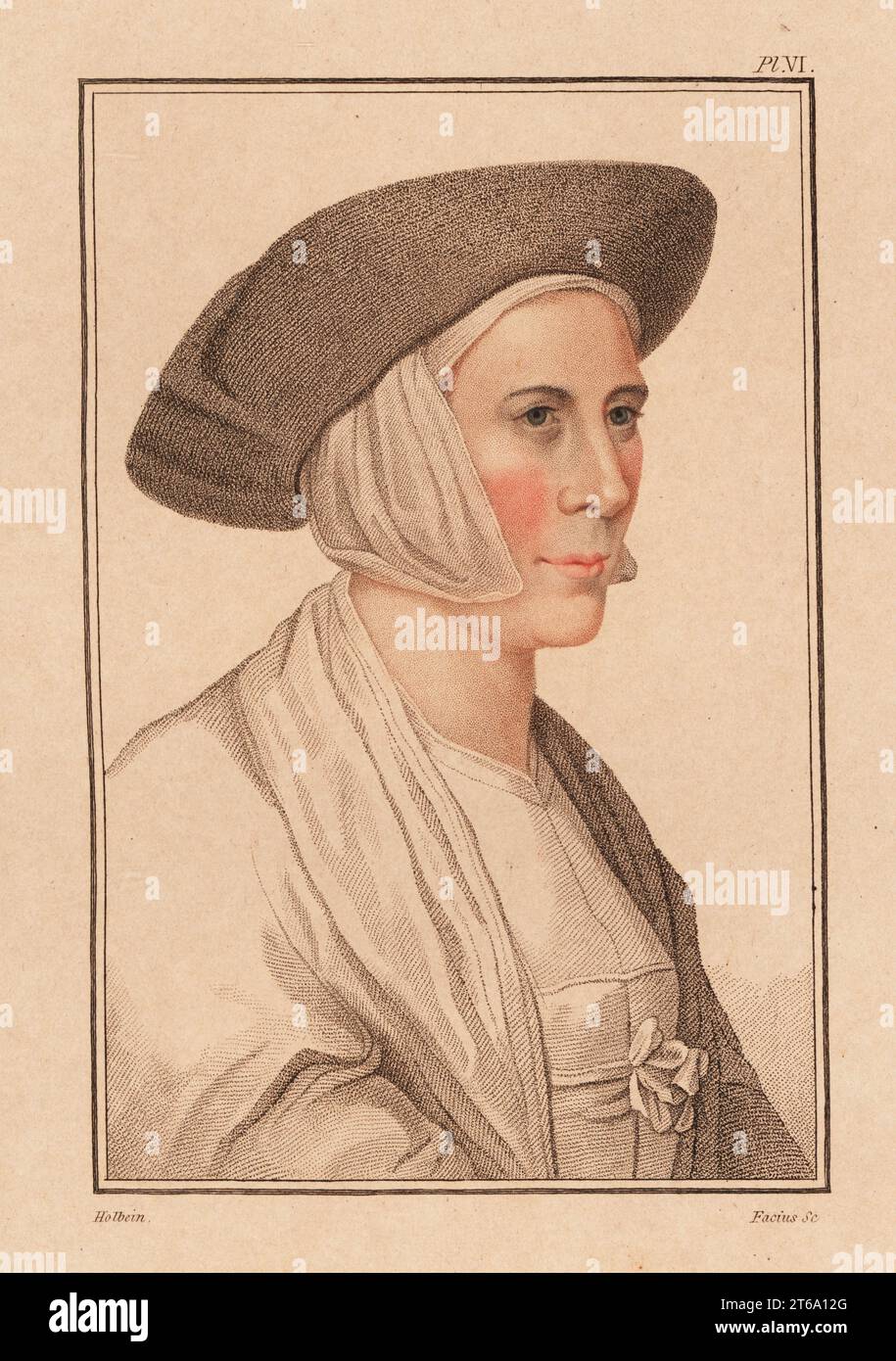 Portrait of unknown woman, court of King Henry VIII, c. 1532 ...
