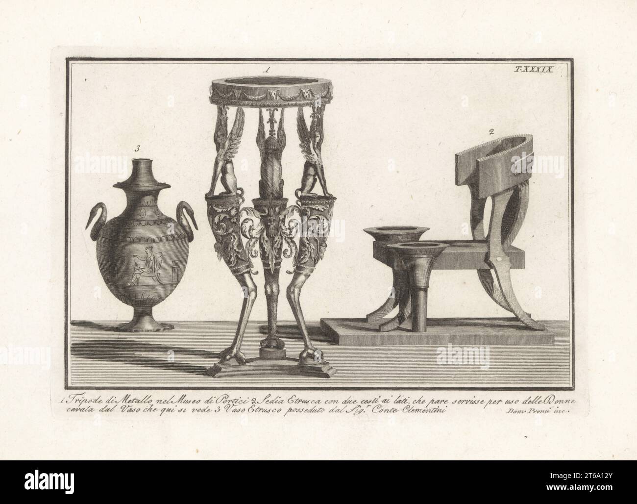Etruscan chair hi-res stock photography and images - Alamy