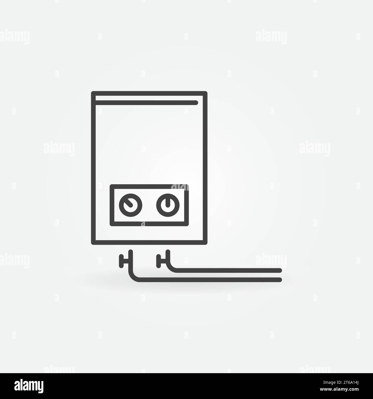 Modern boiler icon outline hi-res stock photography and images - Alamy