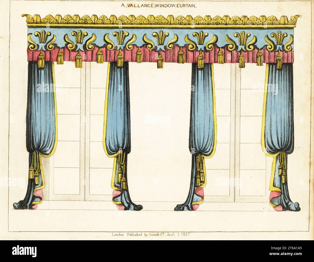 Ornate pelmet hi-res stock photography and images - Alamy