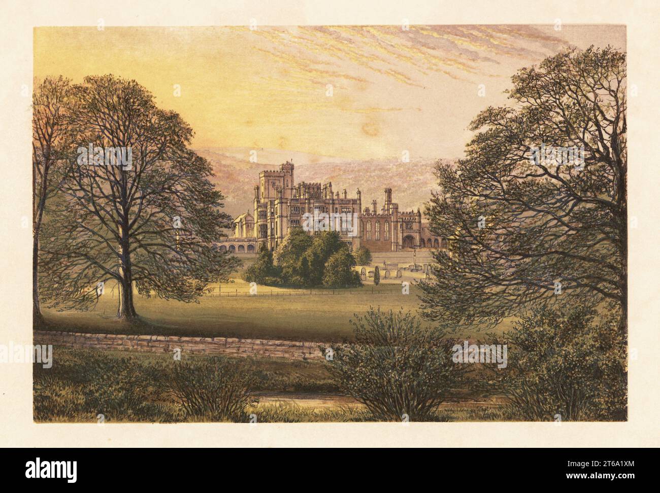 Ilam Hall, Staffordshire, England. Owner Jesse Watts-Russell ...