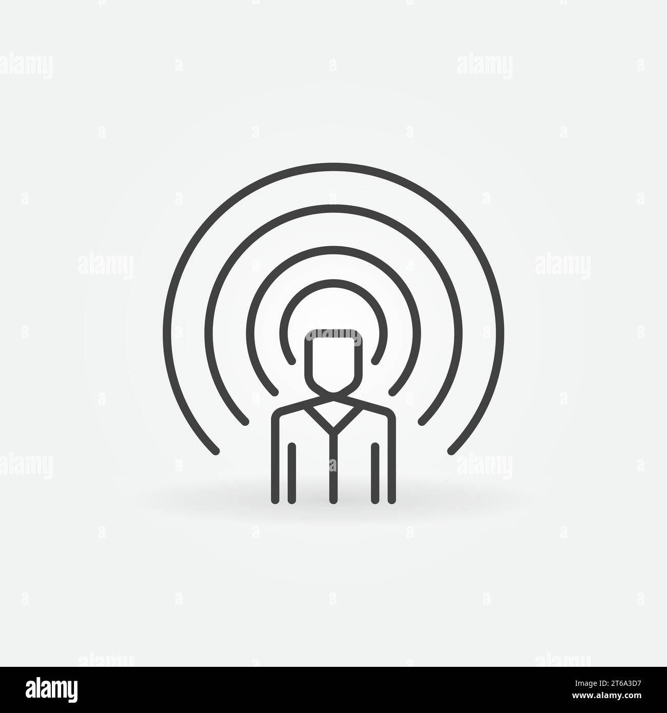 Influencer icon human in Stock Vector Images - Alamy