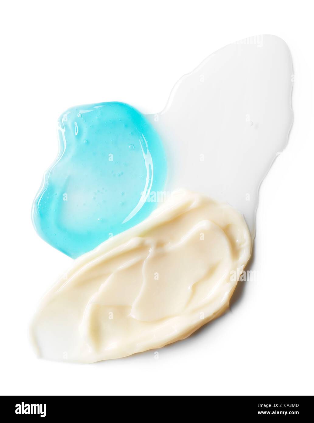 Nail and cuticle care serum oil treatment texture isolated on white ...