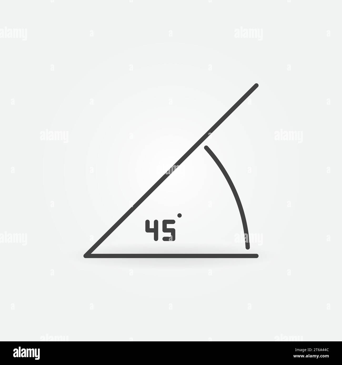 Forty five degrees Stock Vector Images - Alamy