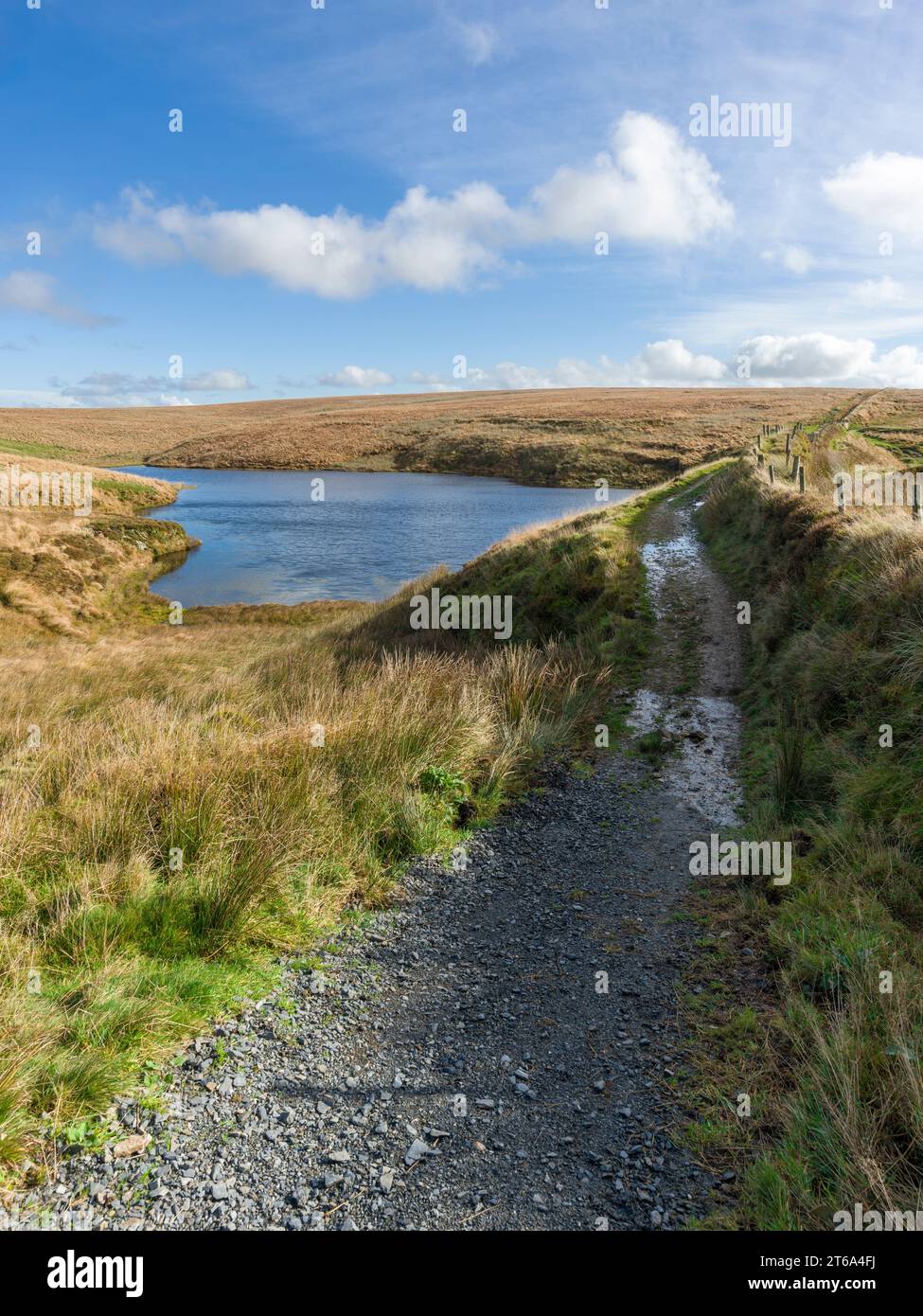 Pinkery Pond, or Pinkworthy Pond, the artificial lake at the head of ...