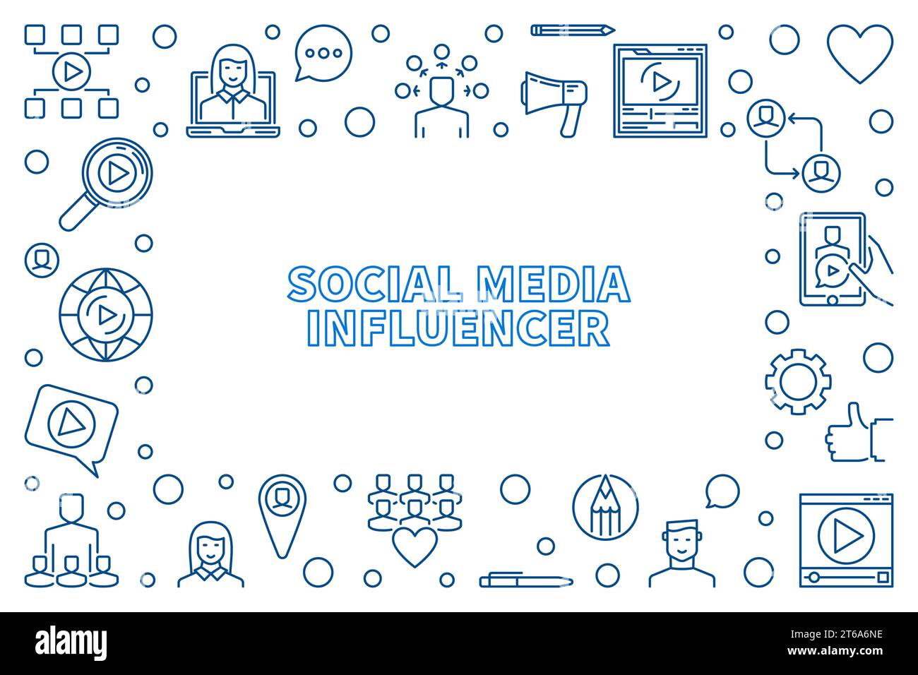 Influencer social media frame marketing hi-res stock photography and ...