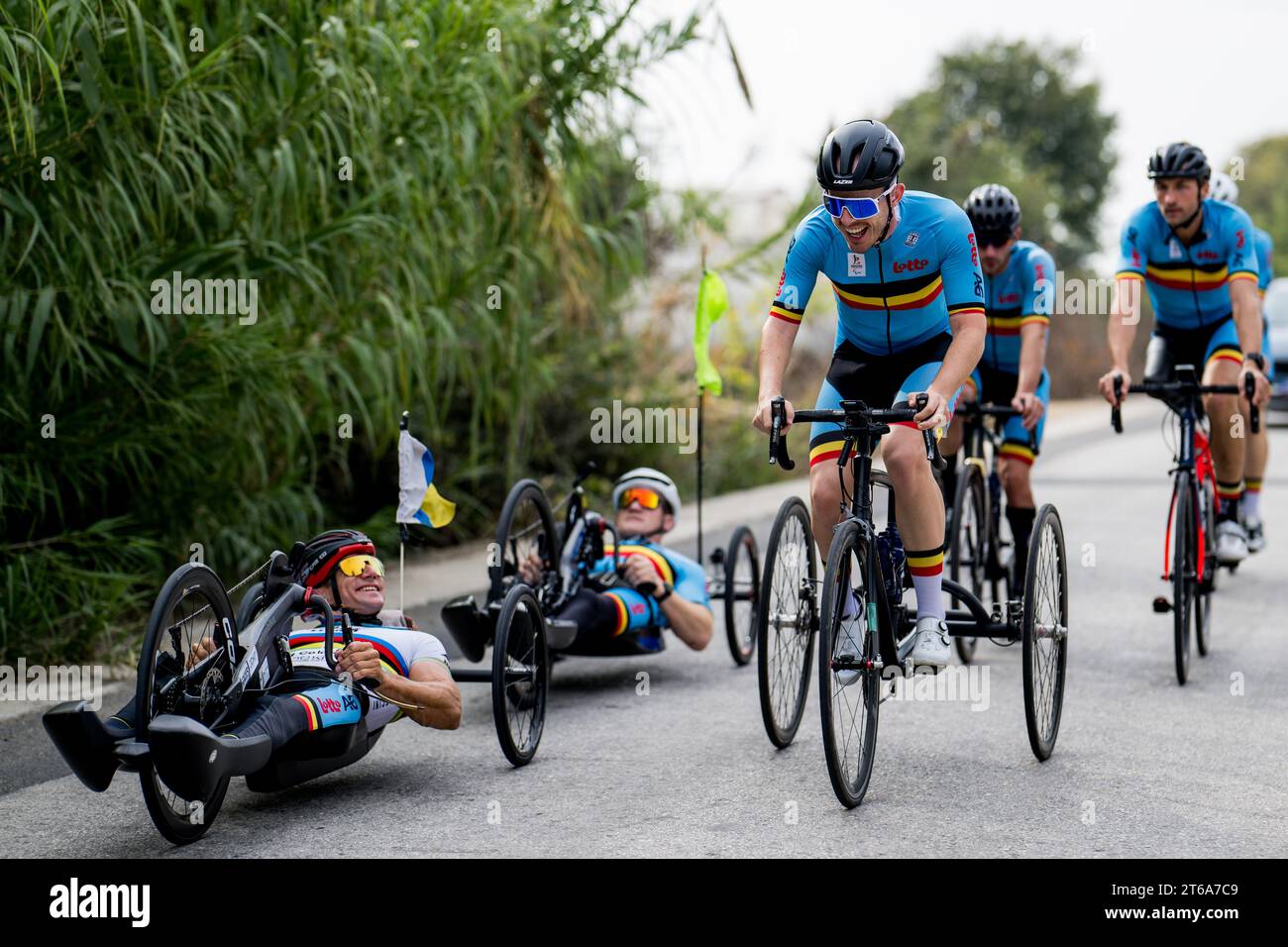 Belek, Turkey. 09th Nov, 2023. Belgian para cyclist Jonas Van de Steene ...