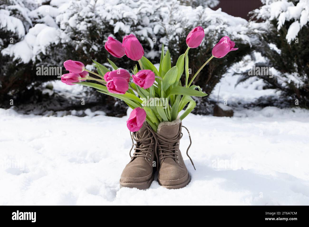 Love snow hi hi-res stock photography and images - Alamy