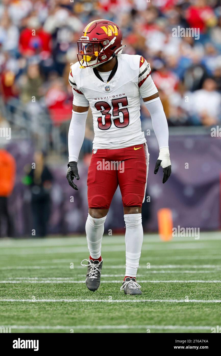 Washington Commanders safety Percy Butler (35) drops into coverage ...