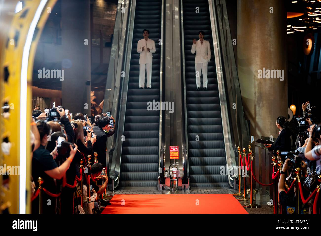 Thailand. 09th Nov, 2023. Chanon 'Nonkul' Santinatornkul (L) and ...
