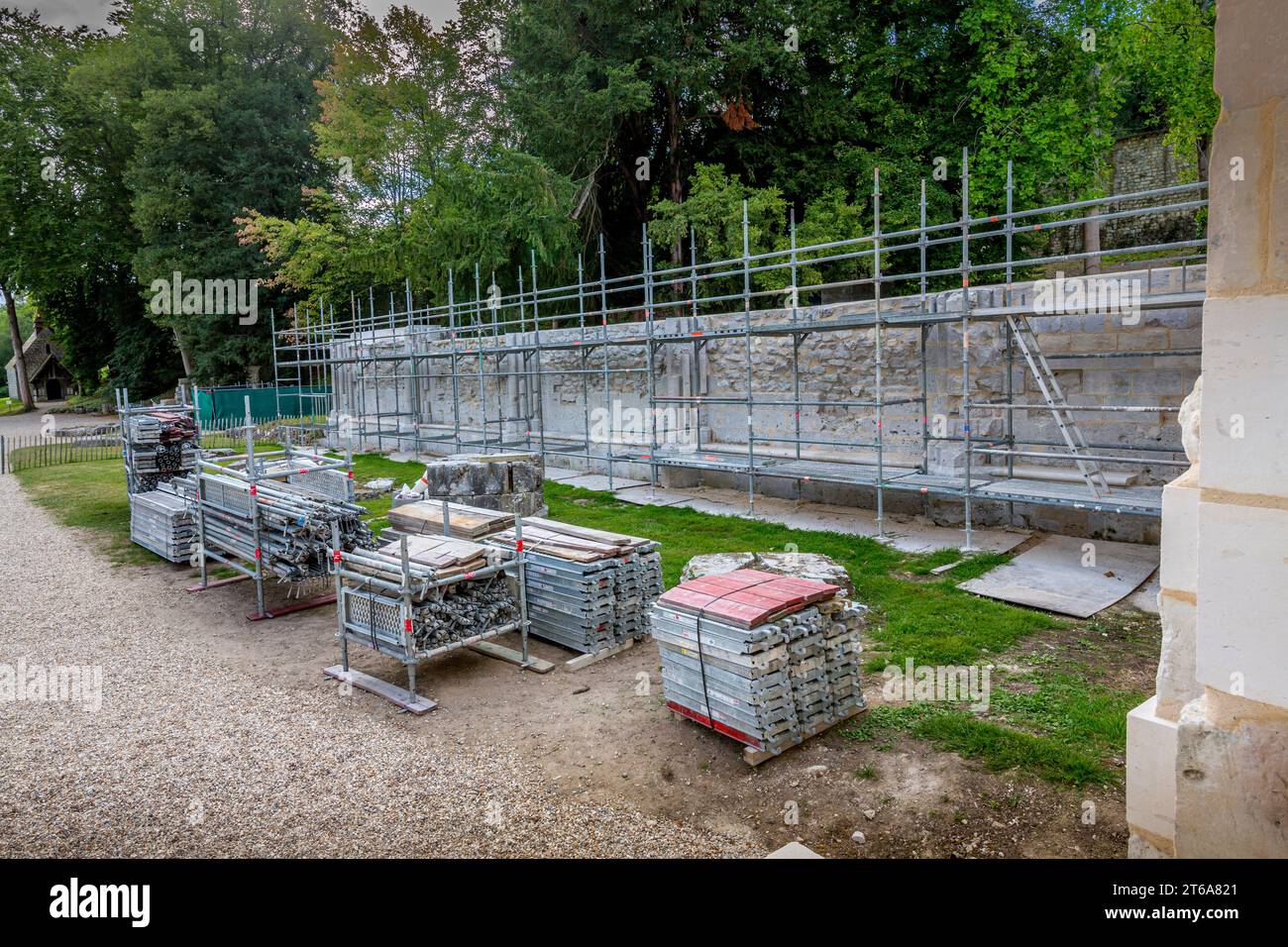 Piles of new square hollow section galvanused steel pipes and tubes ...