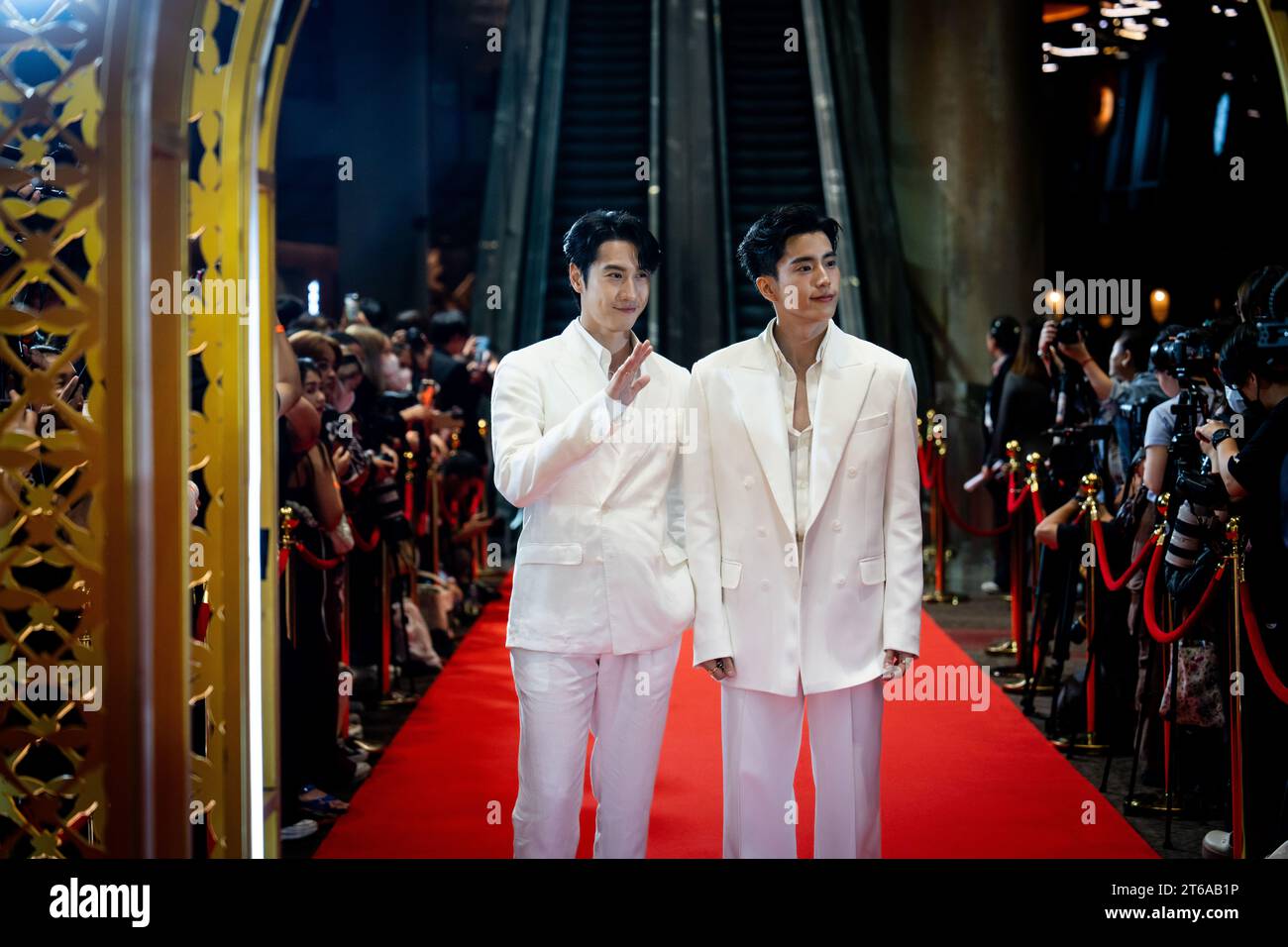 Thailand. 09th Nov, 2023. Chanon 'Nonkul' Santinatornkul (L) and ...