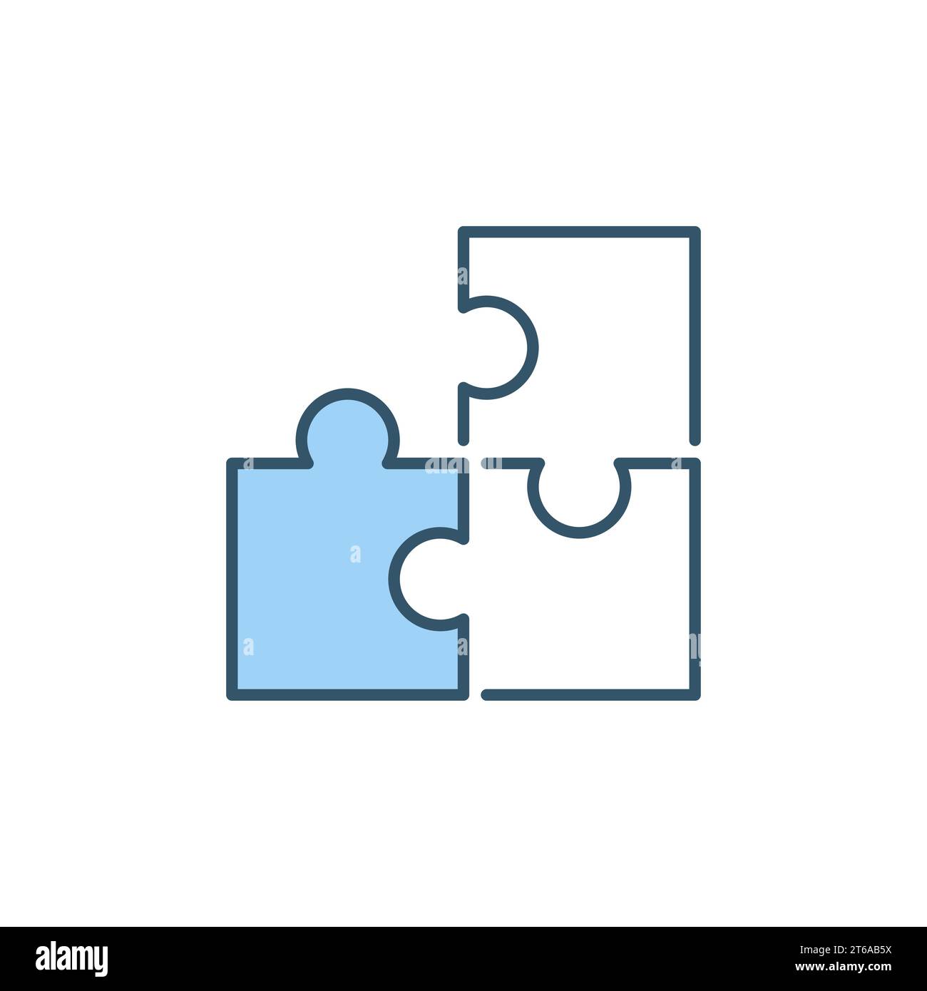 Vector Puzzle Game concept colored icon or symbol Stock Vector Image ...