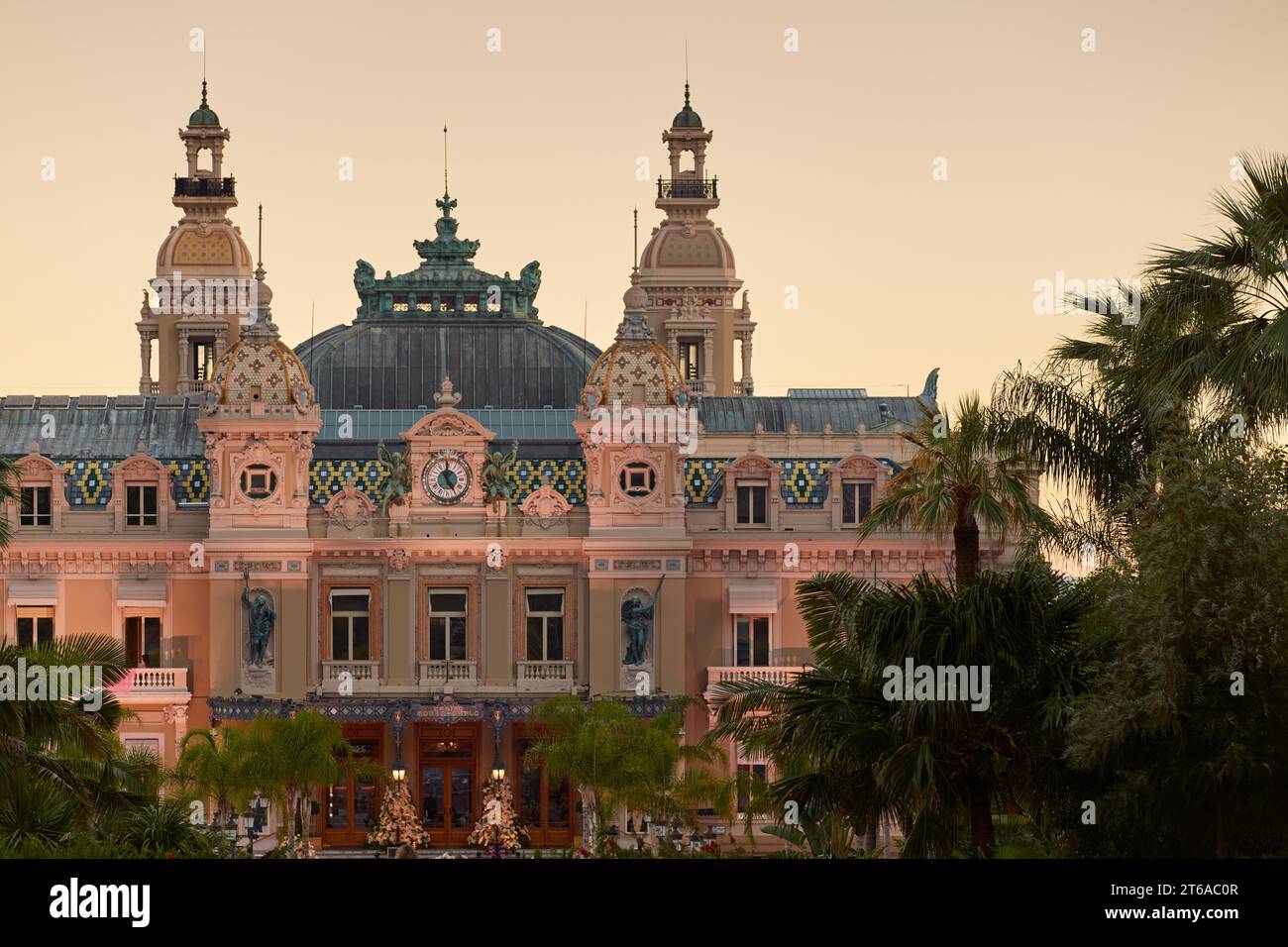 Monaco, Monte-Carlo, 12 November 2022: The famous square of Casino ...