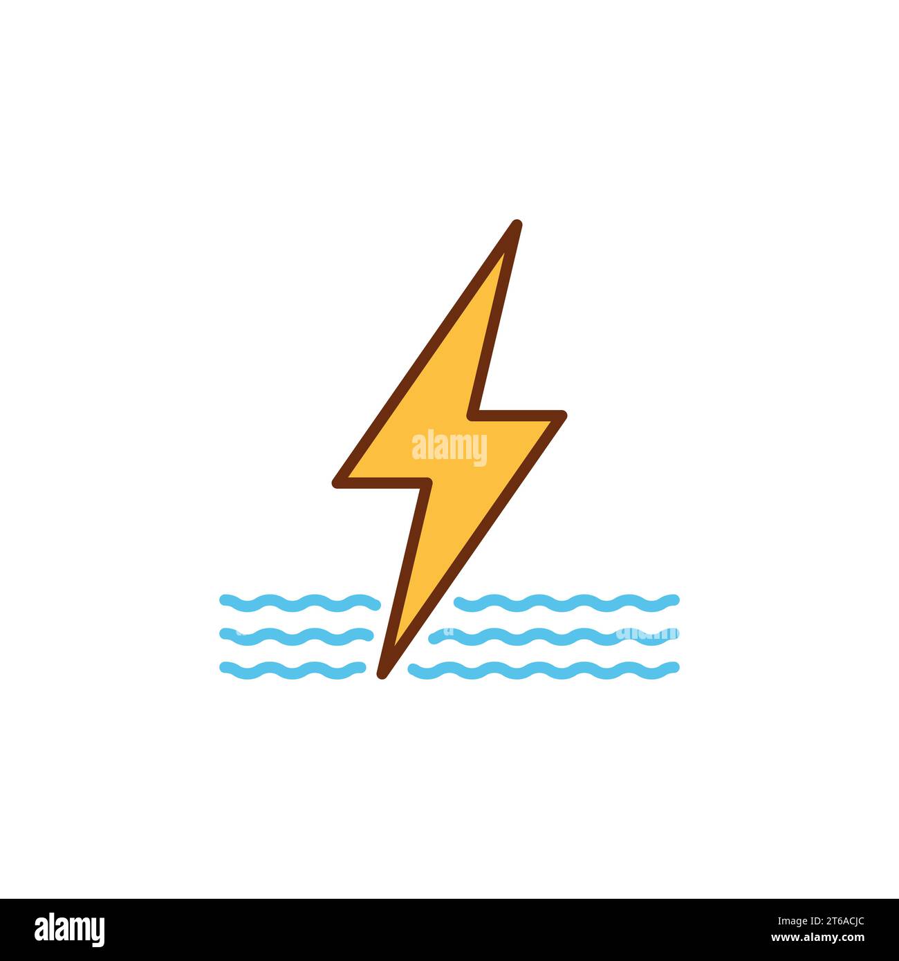 Water Hyrdo Energy modern icon - Hydro Power vector concept colored ...
