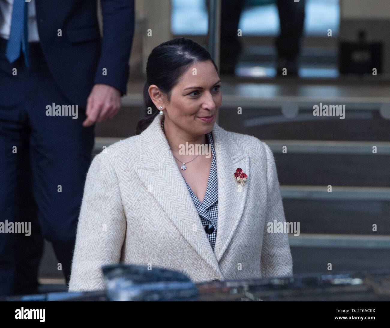 London, England, UK. 9th Nov, 2023. Former Secretary of State for the Home Department, PRITI ...
