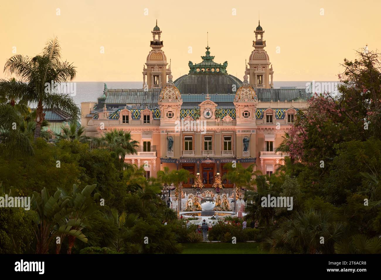Monaco, Monte-Carlo, 12 November 2022: The famous square of Casino ...