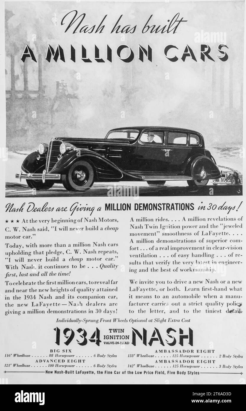 Nash car ads hi-res stock photography and images - Alamy