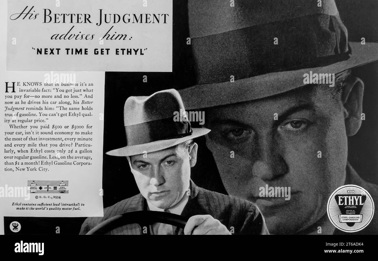 Ethyl ad hi-res stock photography and images - Alamy