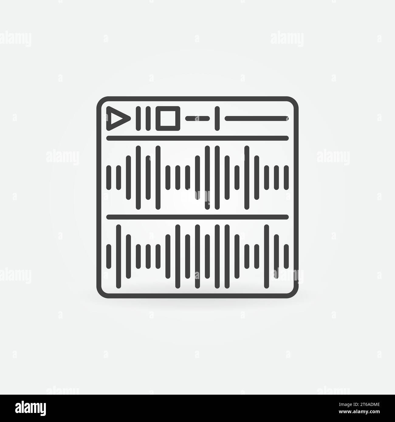 Audio editing vector vectors hi-res stock photography and images - Alamy