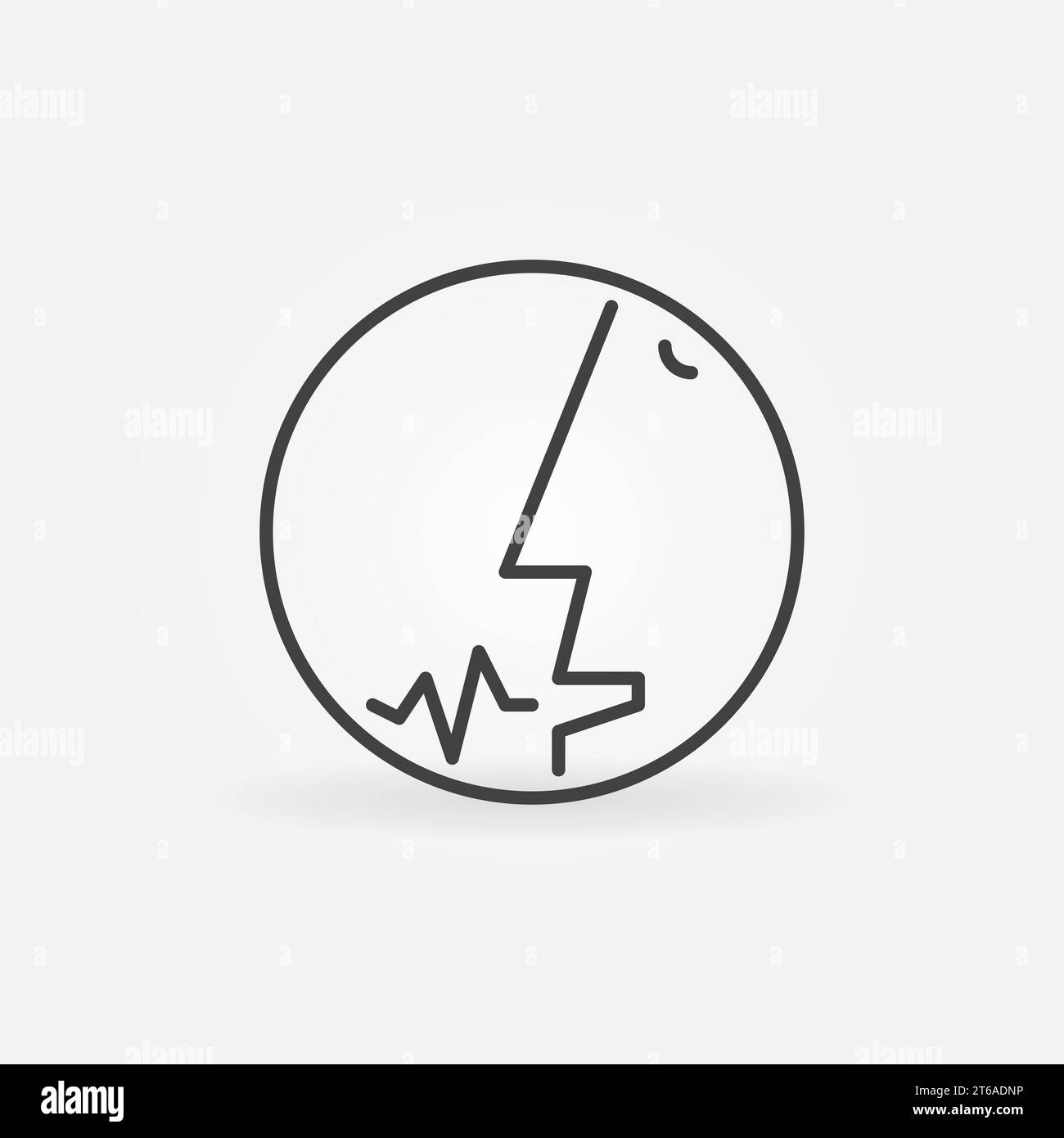 Man Speaking line icon. Human Head with Sound Wave vector concept round ...