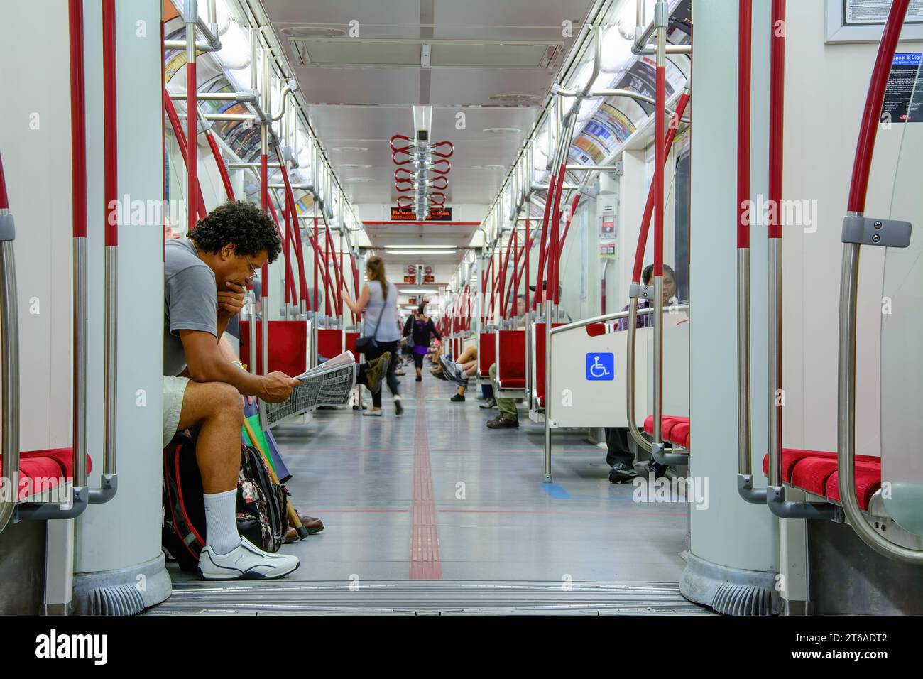 TTC subway train, Toronto, Canada Stock Photo - Alamy