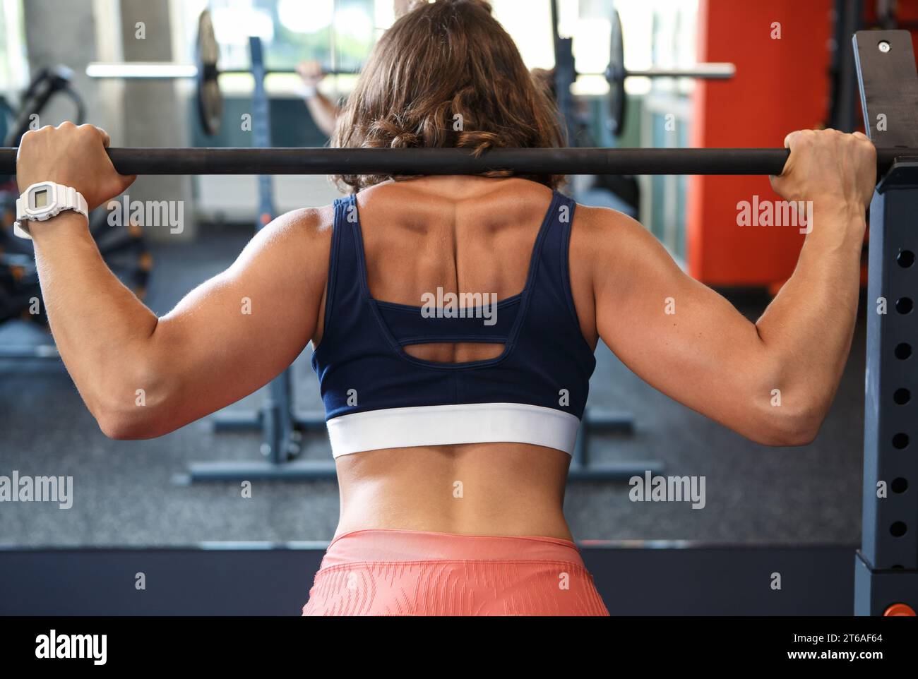 Bodybuilder working out shoulders hi-res stock photography and images ...