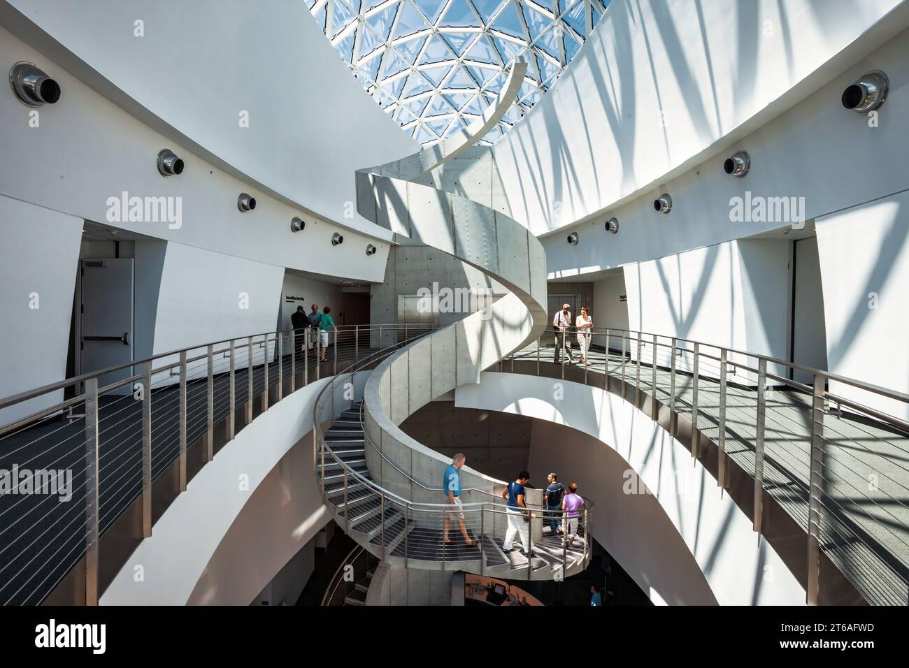 Interior of the Salvador Dali Museum in St Petersburg Florida USA Stock ...
