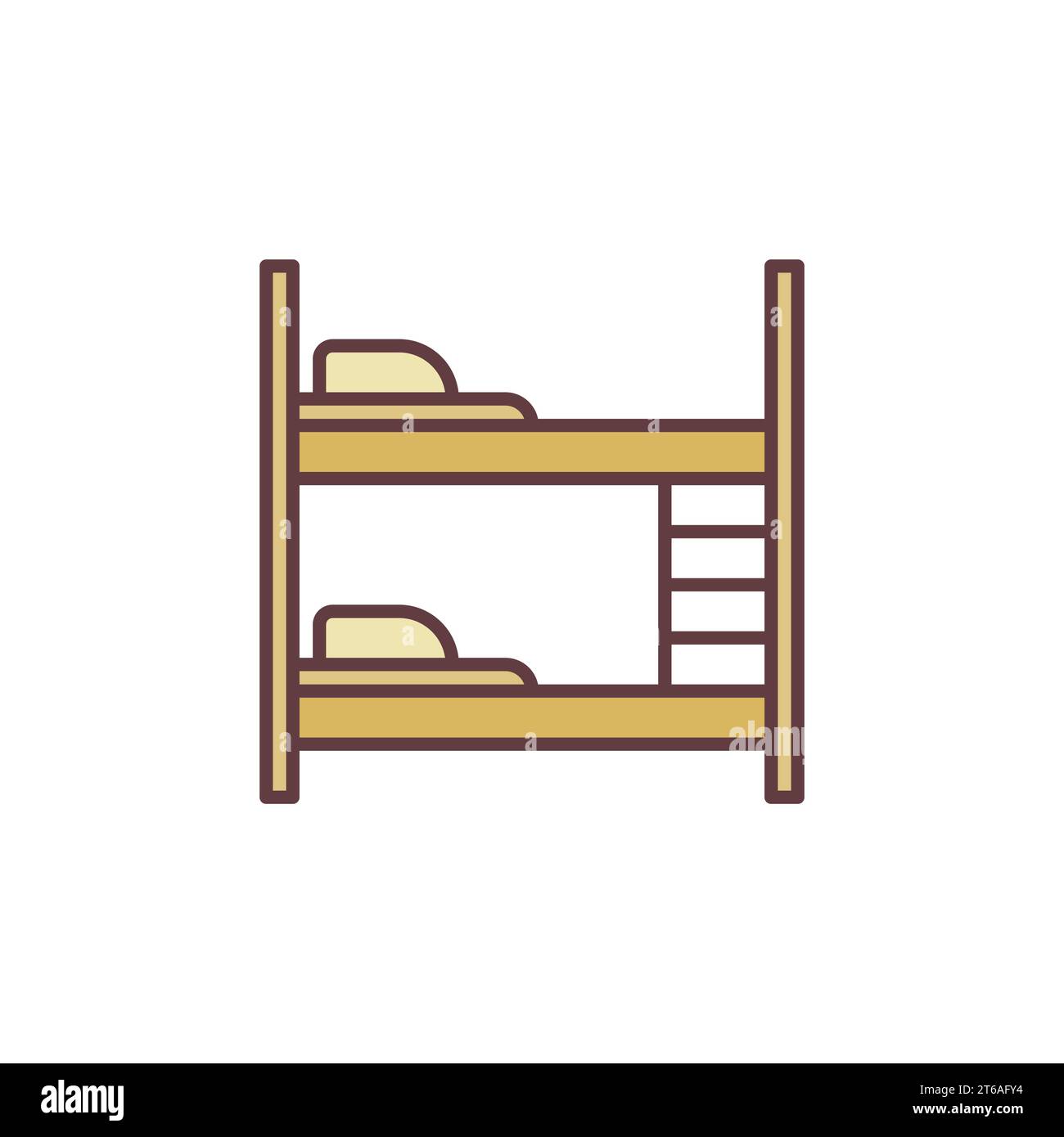 2 tier bed Stock Vector Images - Alamy