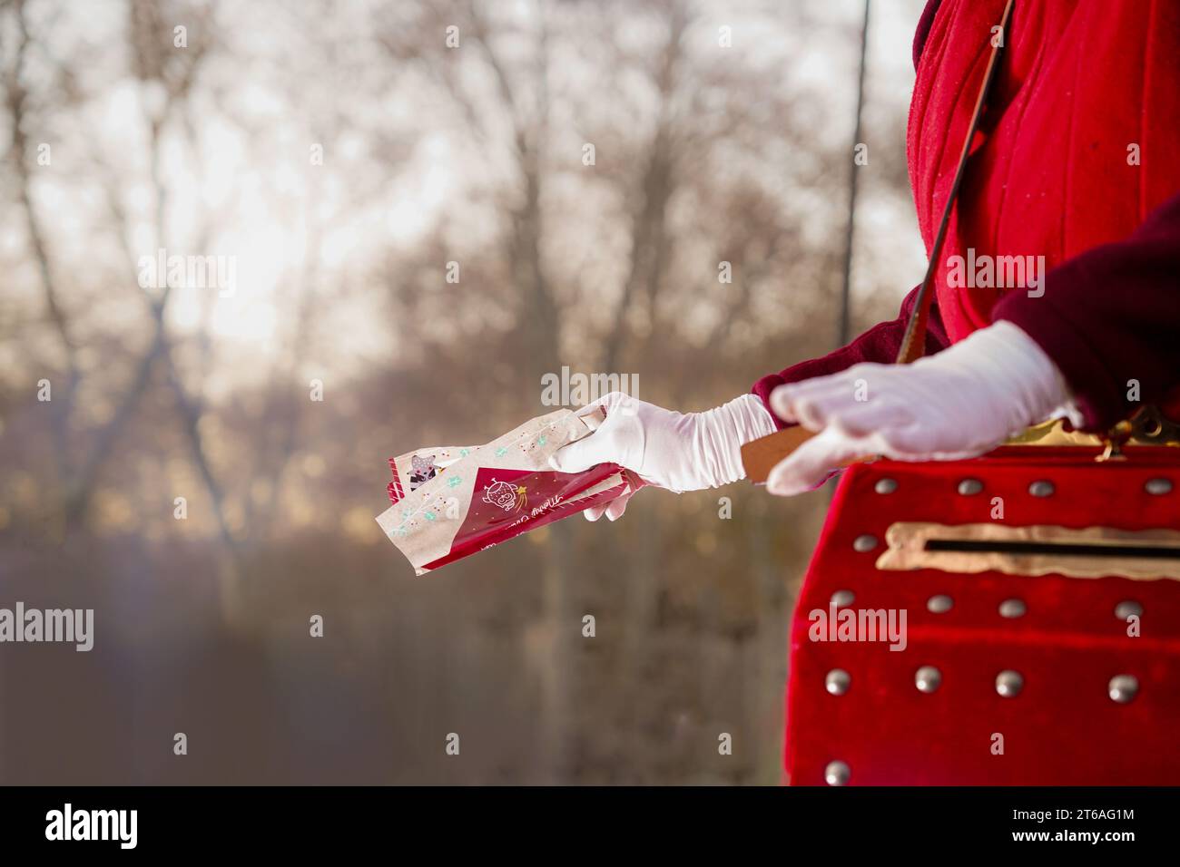 Children letter waiting to deliver letter to the king. Three Magic ...