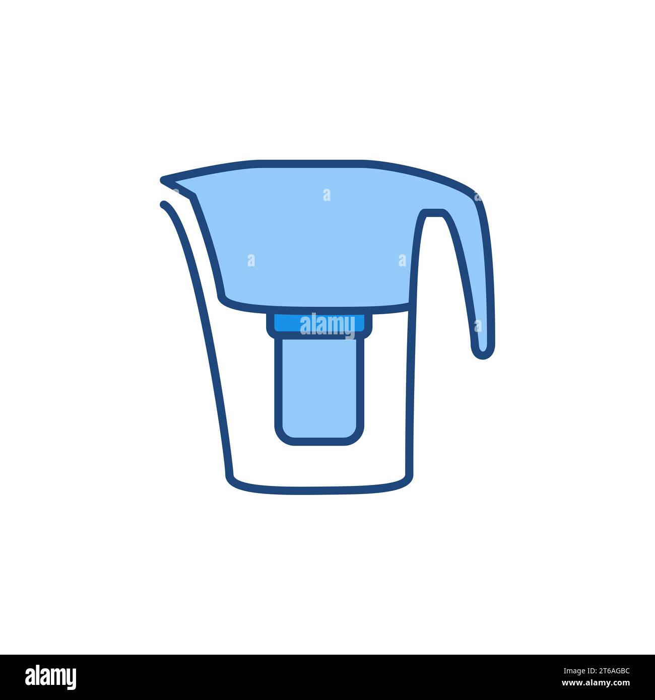 Pitcher Water Filter vector concept colored icon or symbol Stock Vector ...