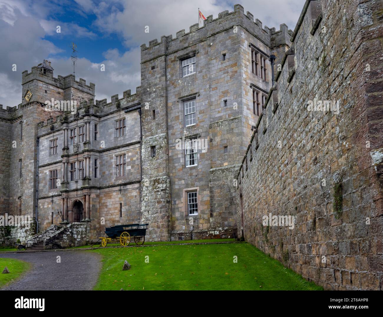 Chillingham Castle, Chillingham, Northumberland, England, UK Stock ...