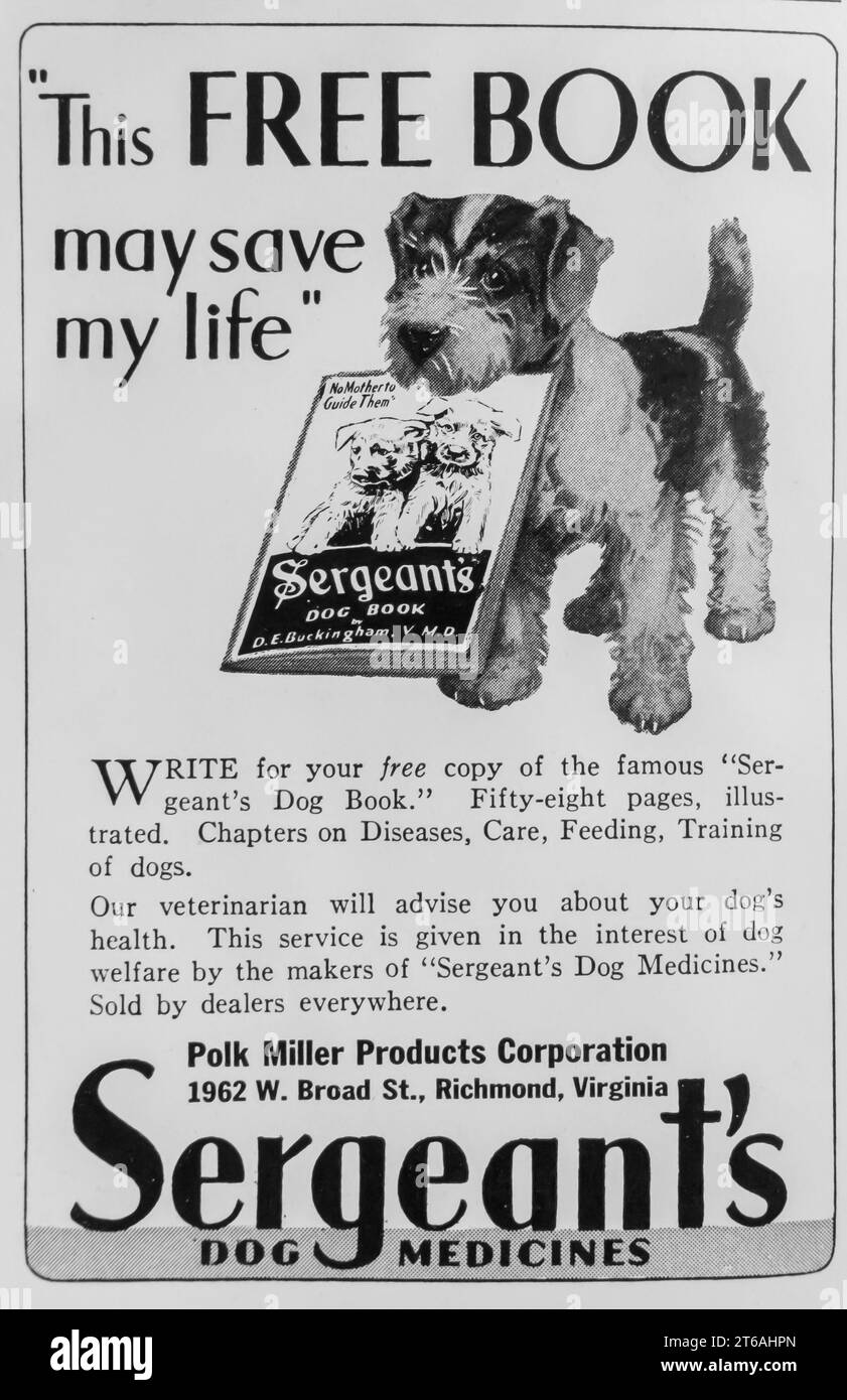 Vintage medicine adverts hi-res stock photography and images - Alamy