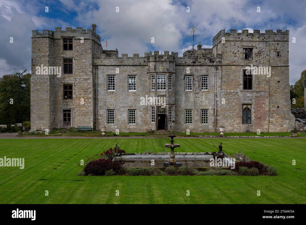 Chillingham Castle, Chillingham, Northumberland, England, UK Stock ...